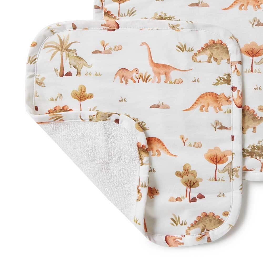 Dinosaur - Baby Face & Body Wash Cloths - 3 Pack - BabyBoo Prints