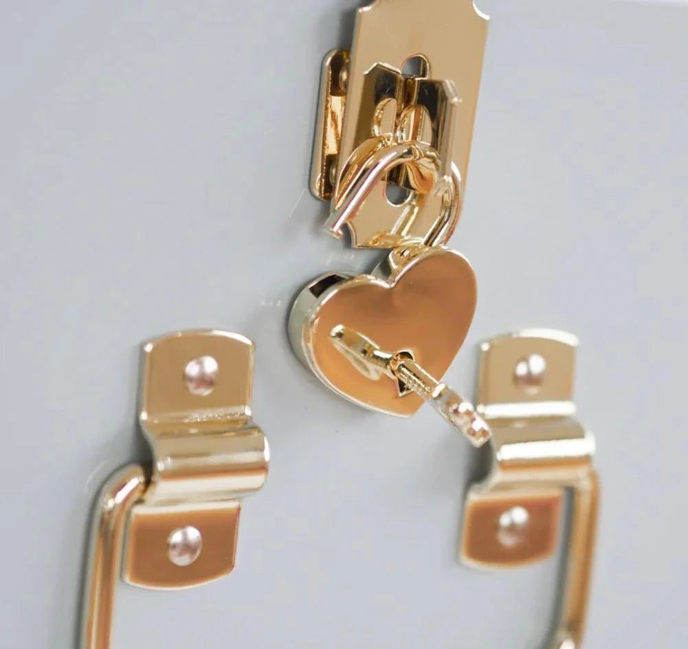 Heart Padlock & Key - BabyBoo Prints