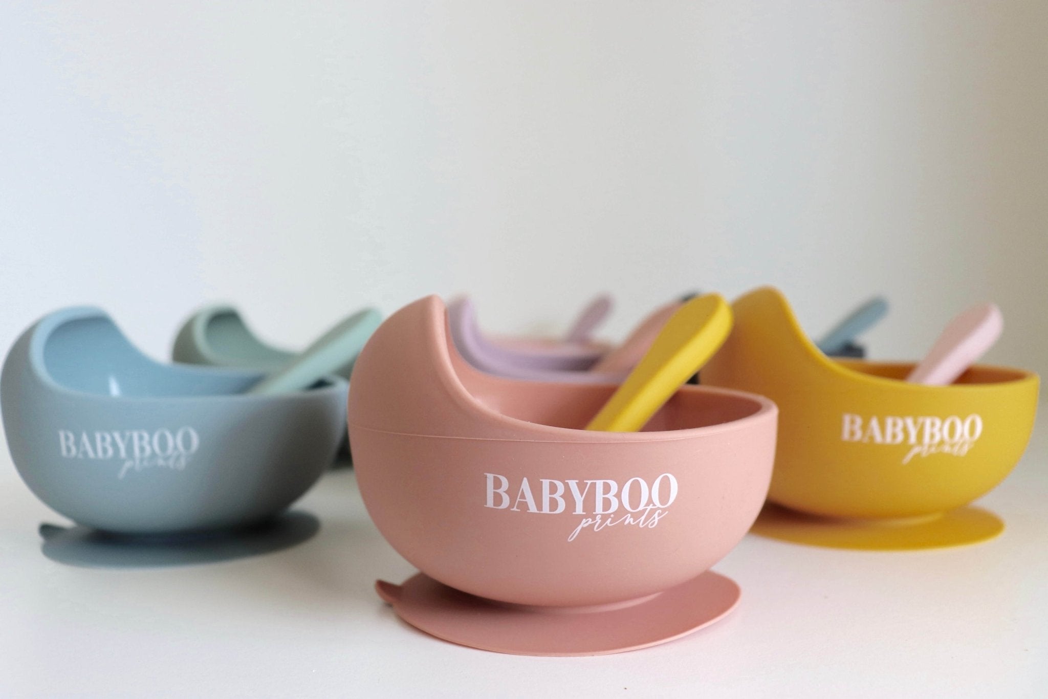 Suction Silicone Bowl - BabyBoo Prints